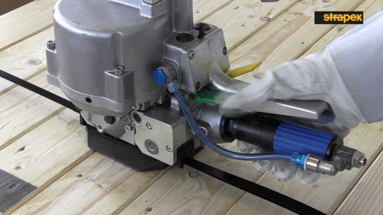 Strapex STP 62/ STP 63 Pneumatic Sealless| PowerPak Packaging - YouTube