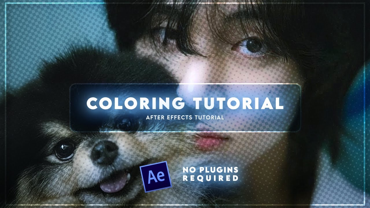 how to make coloring (NO PLUGINS) | after effects tutorial - YouTube