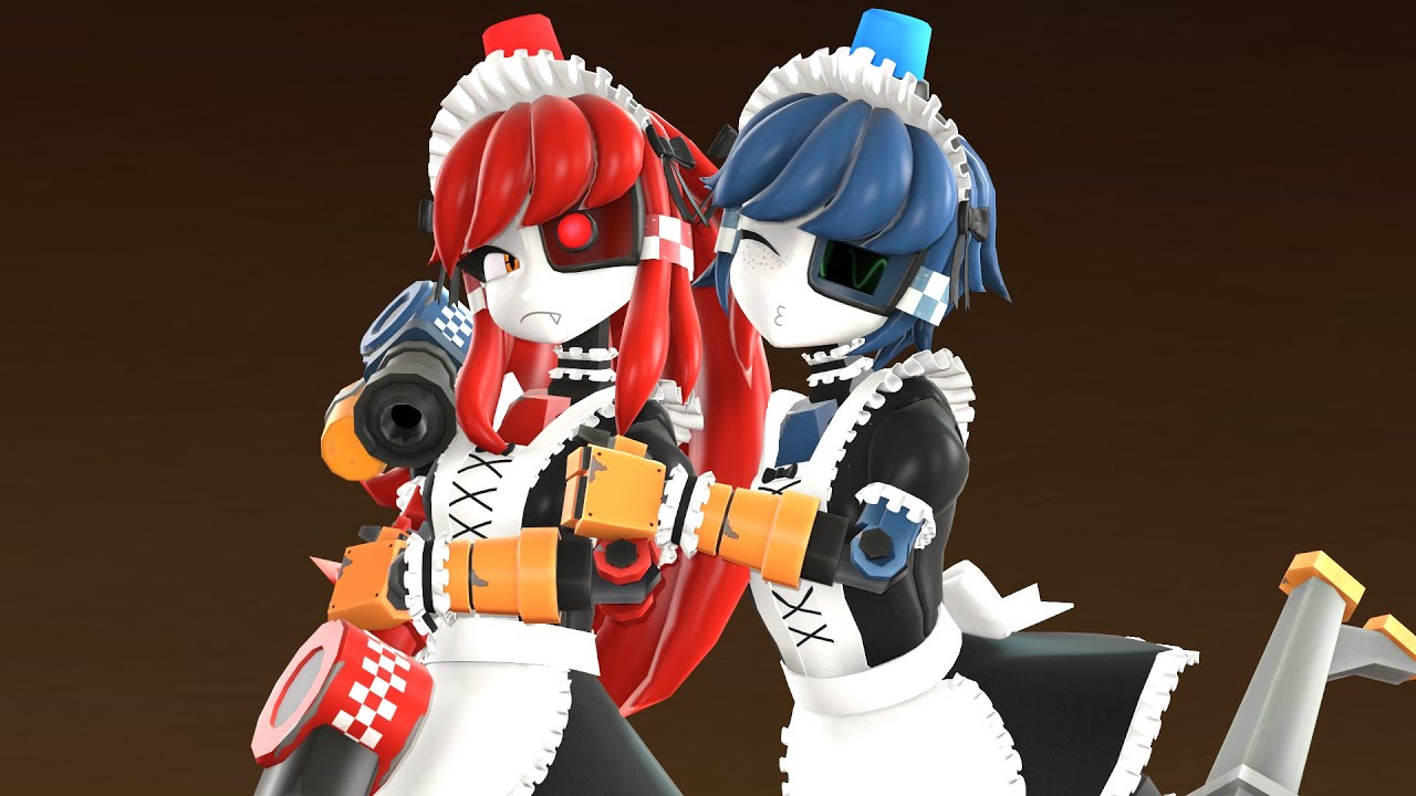 [SFM] Maid Mimi Sentry and Dell Spencer At Your Service #sfm #tf2 # ...