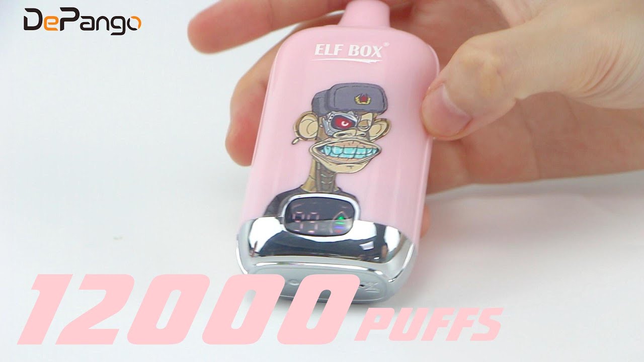 ELF BOX Digital 12000 Puffs - YouTube