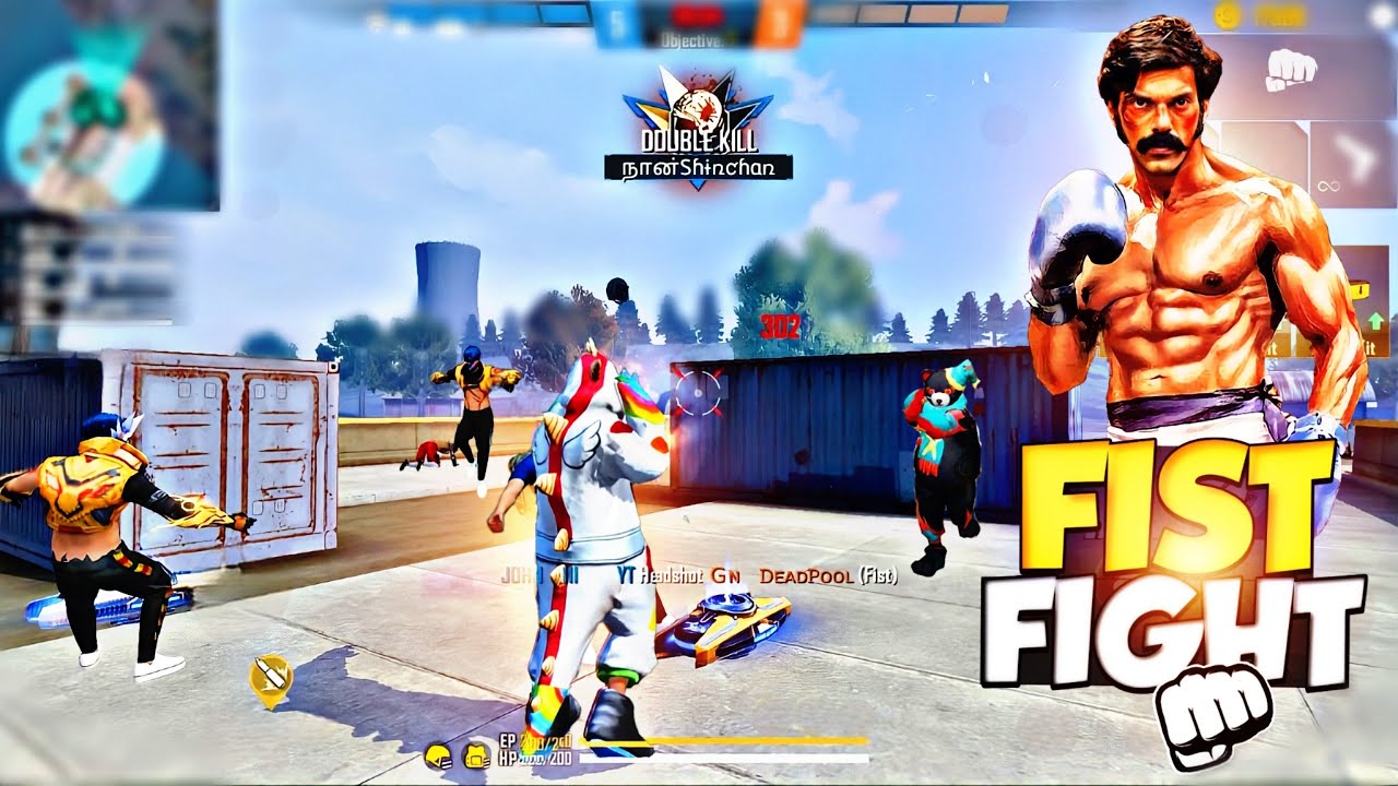 Fist Fight Challenge 👊 Free Fire Best Fist Fight Gameplay 😂 - YouTube