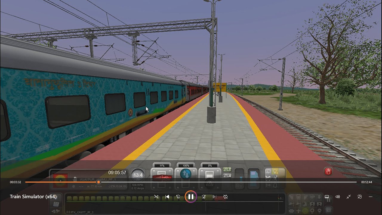 QUICK DRIVE GAMEPLAY || RAILWORKS || TRAIN SIMULATOR CLASSIC 2024 ...