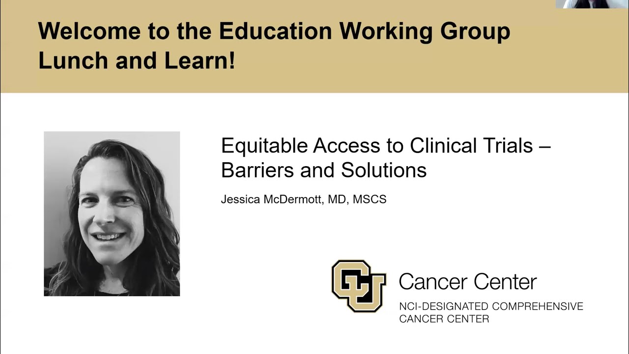 Equitable Access to Clinical Trials - Barriers and Solutions - YouTube