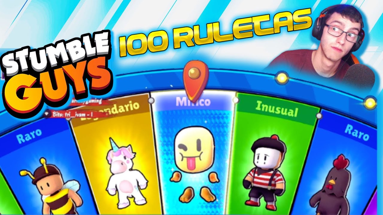 🔥 100 TIRADAS PRIMERA *RULETA* MITICA 🔥 EN STUMBLE GUYS ! #stumbleguys ...