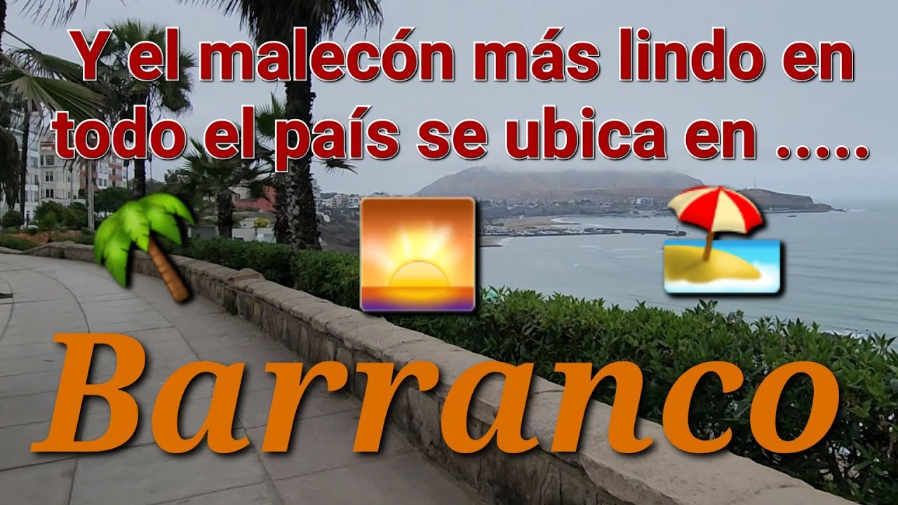 Malecón de Barranco ¿El más lindo de todo Lima? - YouTube