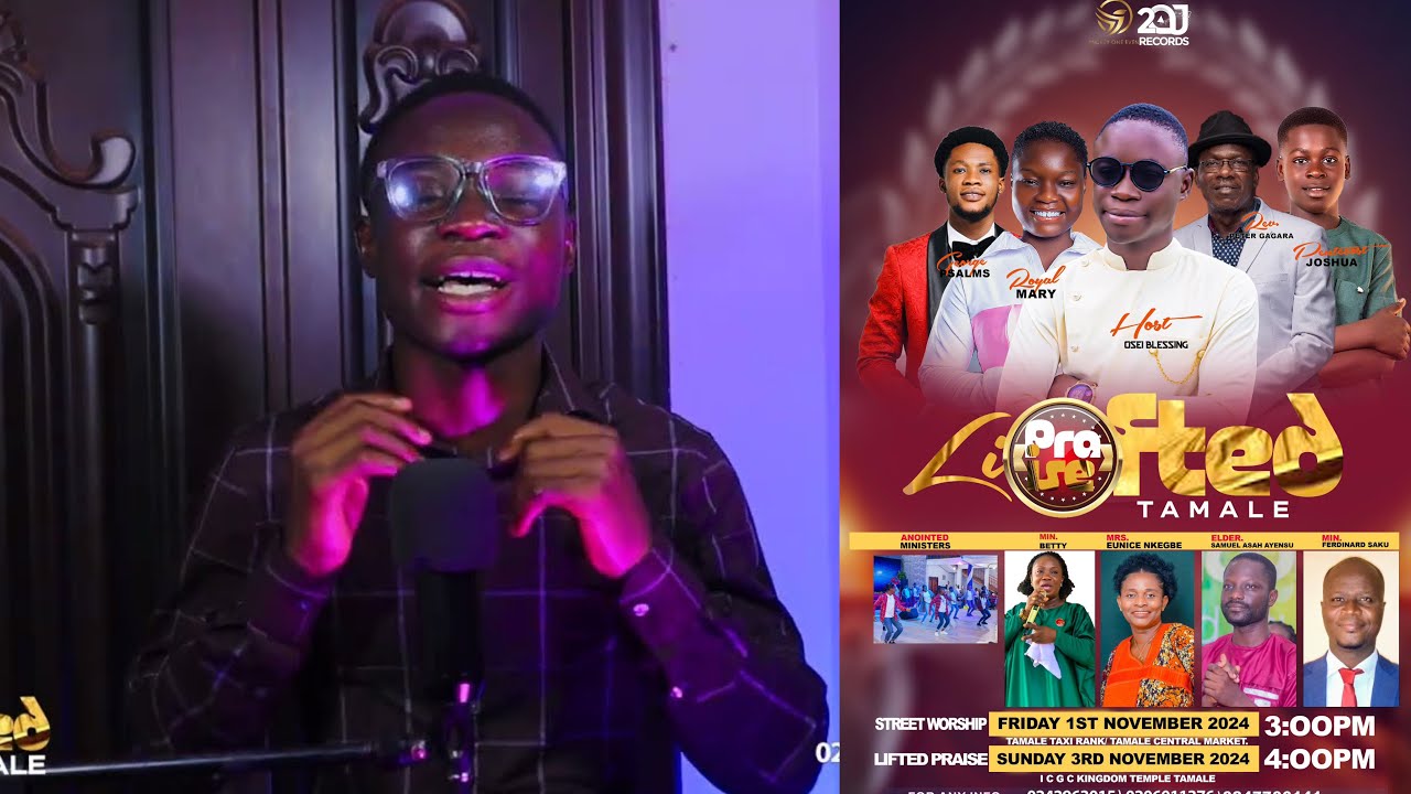 OSEI BLESSING CHANGING THE ATMOSPHERE AT TAMALE MARKET - YouTube