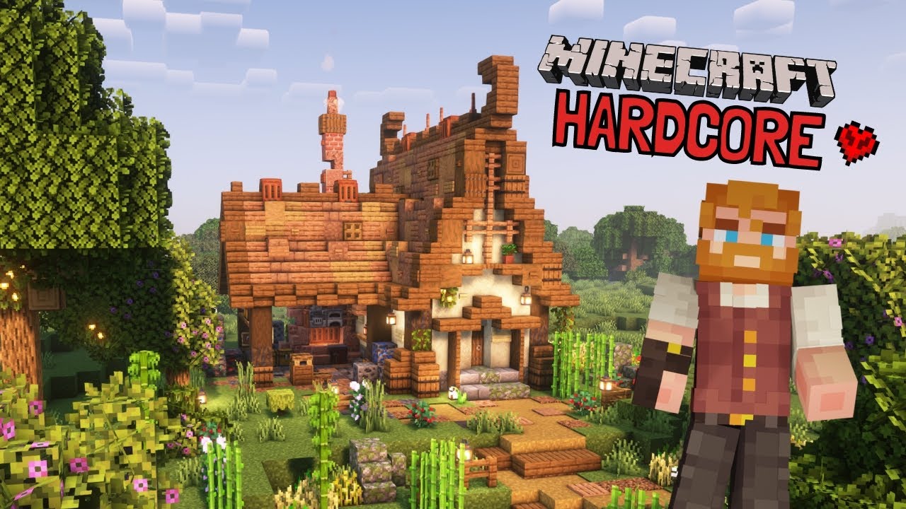 I Built an Underground Iron Farm in HARDCORE! | Minecraft Let's Play ...