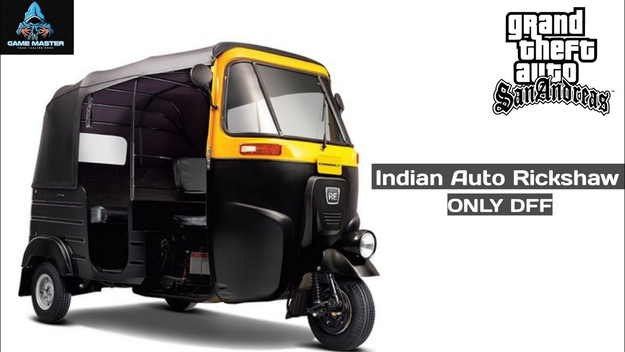 Indian Auto Rickshaw Mod For Gta Sa Android || Master Gamerz || Mods ...