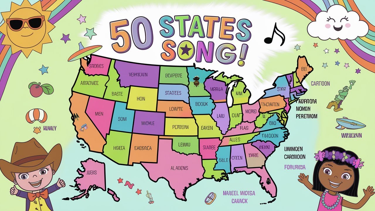 50 States Song - YouTube