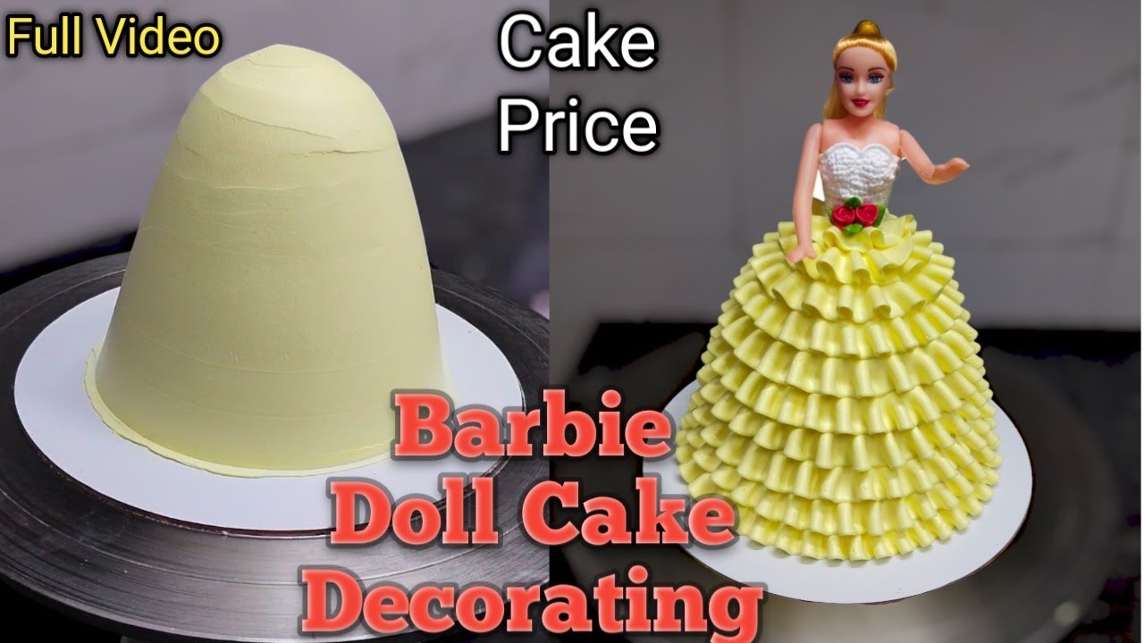 BARBIE DOLL CAKE DECORATING IDEAS | डॉल केक | Doll Cake Design | - YouTube
