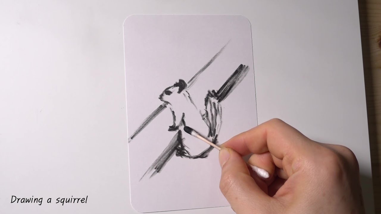 오일 파스텔그리기 다람쥐 그리기 단계별로 쉽게 그리기 Share Easy Drawing Methods Youtube