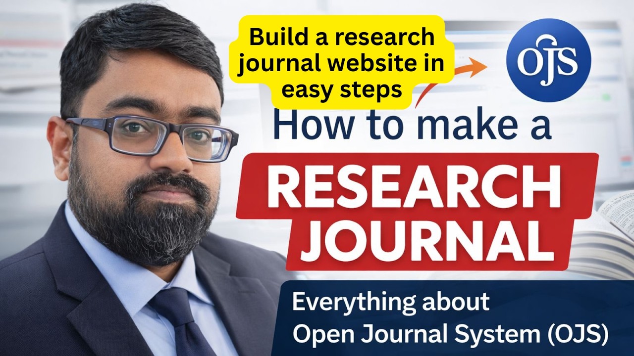 Build a research journal website by yourself by very easy steps | Open ...