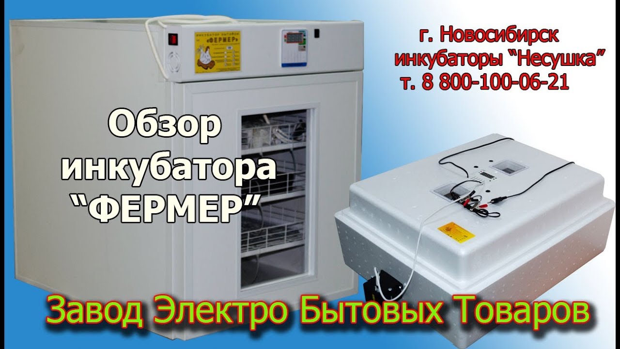 Инкубатор Несушка ФЕРМЕР. Обзор инкубатора I купить инкубатор - YouTube