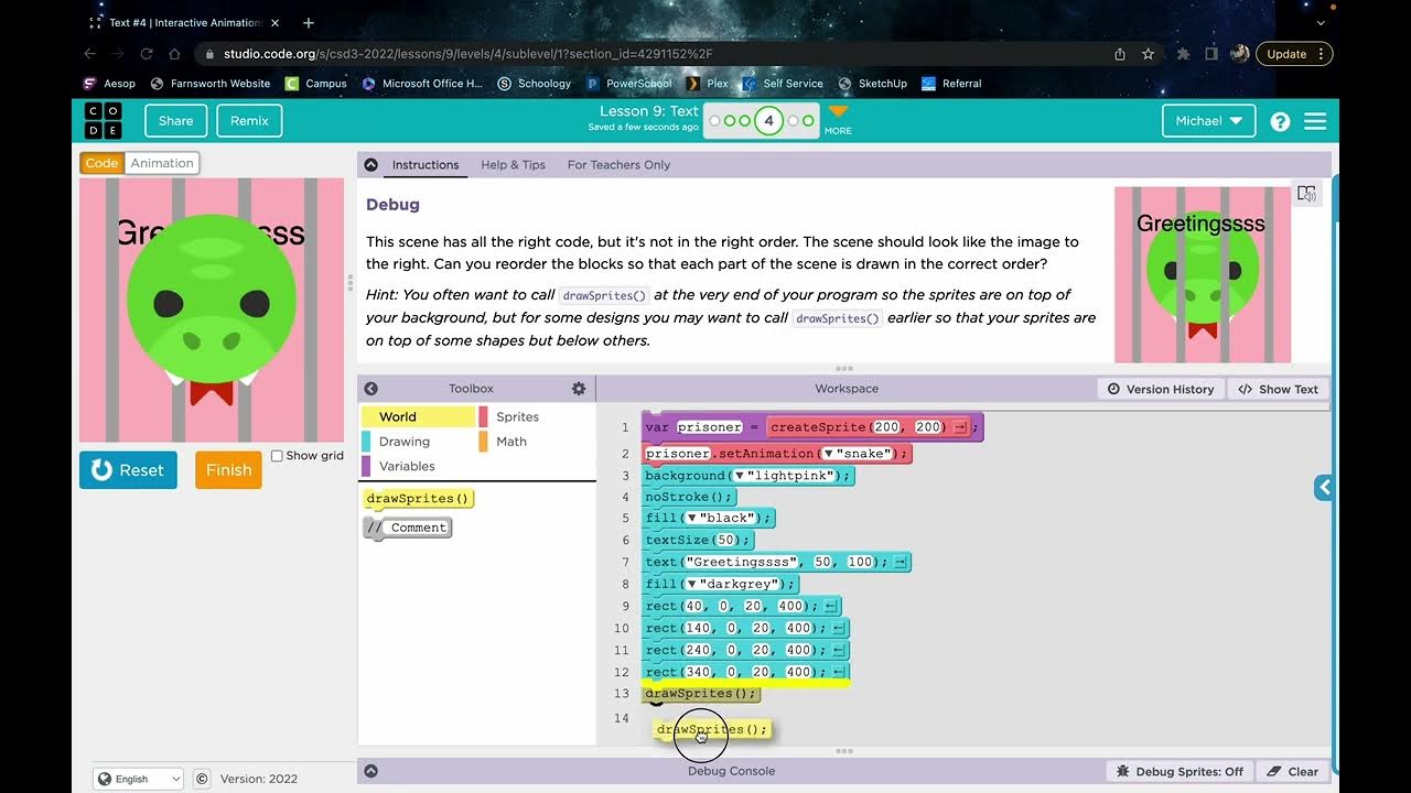 CODE Lesson 9 Walkthrough - YouTube