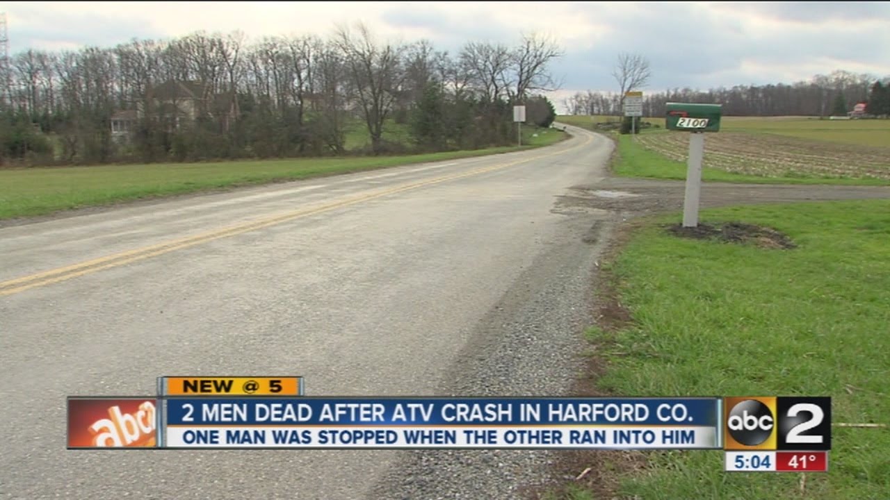 Two men dead after ATV crash in Harford County - YouTube