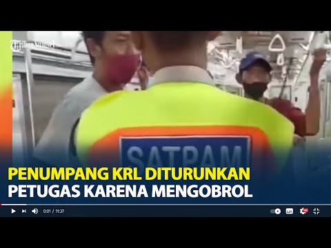 Viral Video Penumpang KRL Diturunkan Petugas di Stasiun Manggarai karena Ngobrol, KAI Buka Suara