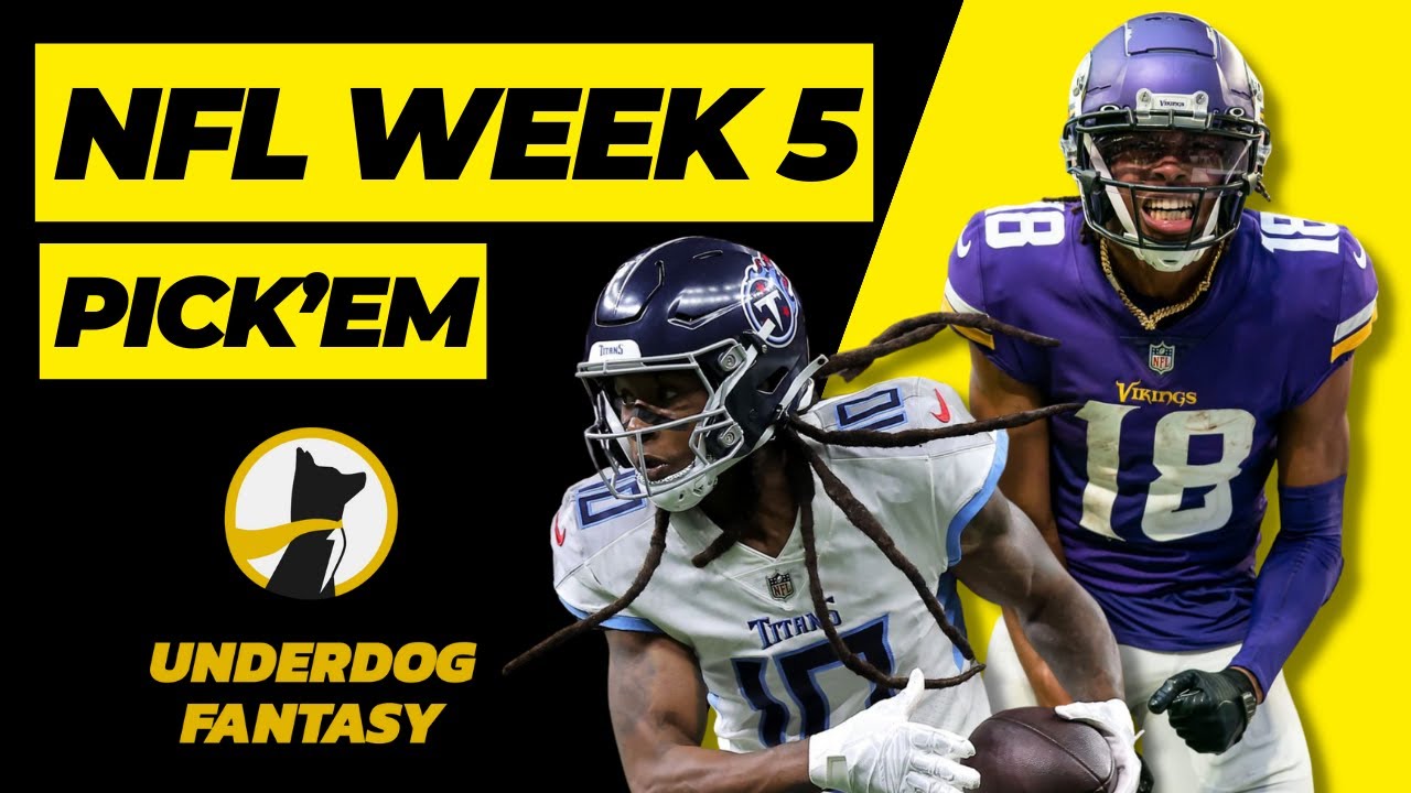 NFL Week 5 Best Player Picks on Underdog Fantasy | NFL Week 5 Pick'em ...