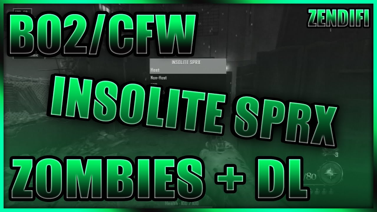 *BO2* INSOLITE MOD MENU ZOMBIES HOST MOD MENU [CFW/SPRX] | SHOWCASE w ...