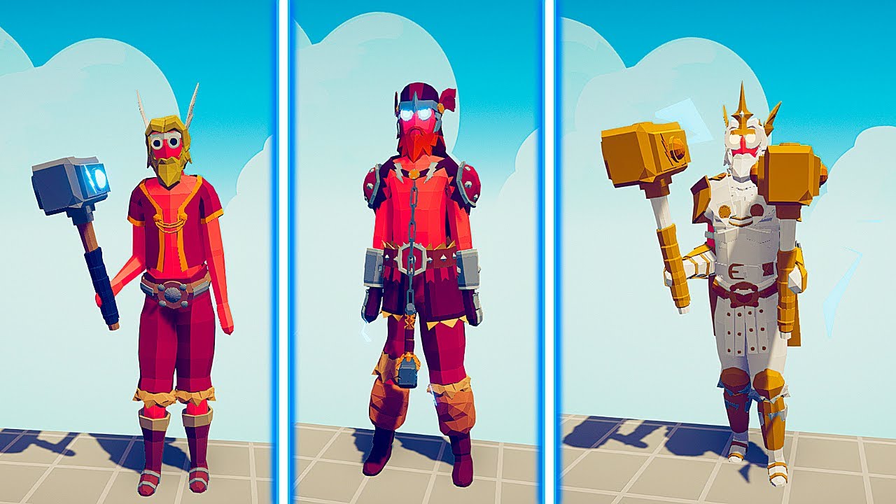 EVOLUTION OF NEW THOR - Totally Accurate Battle Simulator | TABS - YouTube