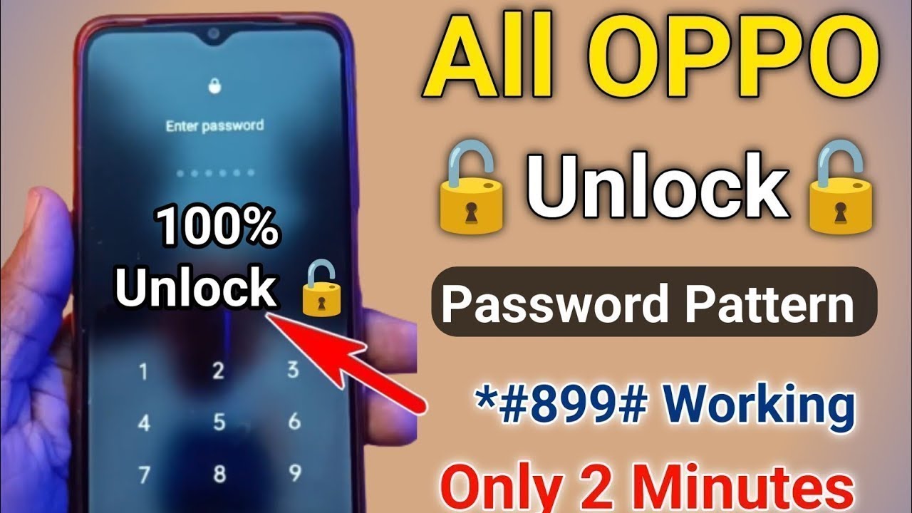 oppo mobile ka lock kaise tode | how to unlock oppo phone if forgot ...