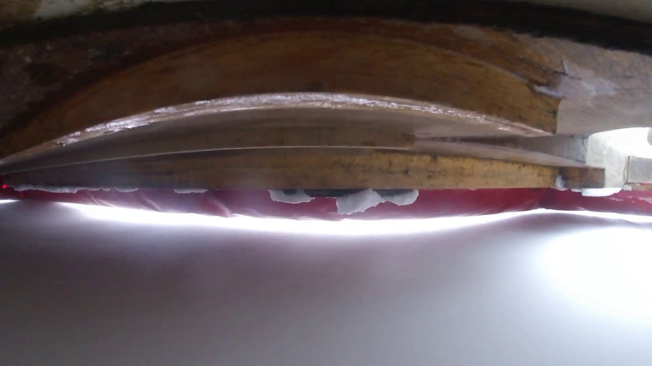 Under Hovercraft skirt view in 360 - YouTube