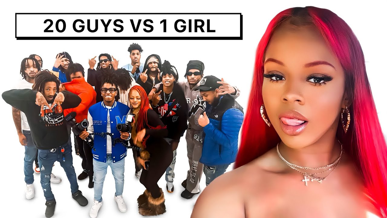 20 GUYS VS 1 INFLUENCER : ZNUIE JAMZ - YouTube