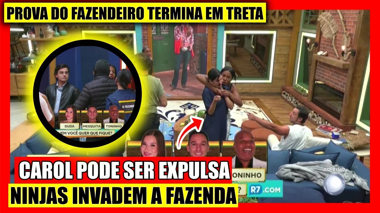 🔥URGENTE! CAROL EXPULSA? DUDA DESTRÓI MAQUETE E CAROL SURTA E JOGA ...