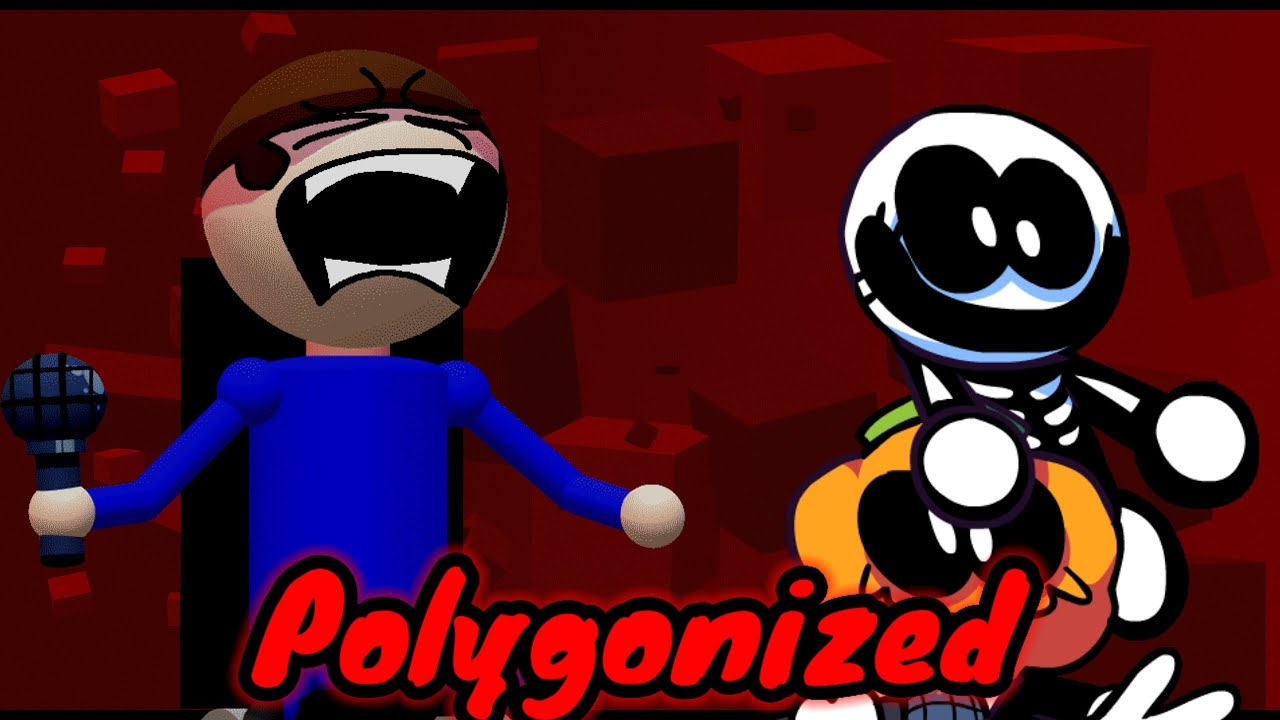 Fnf Polygonized But It's Dave Vs Skid And Pump Sings It - YouTube