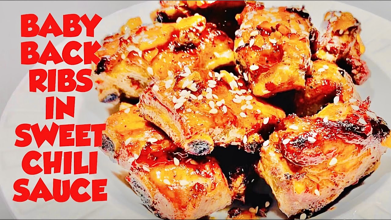 HOW TO COOK BABY BACK RIBS IN SWEET CHILI SAUCE by: Perlydee - YouTube