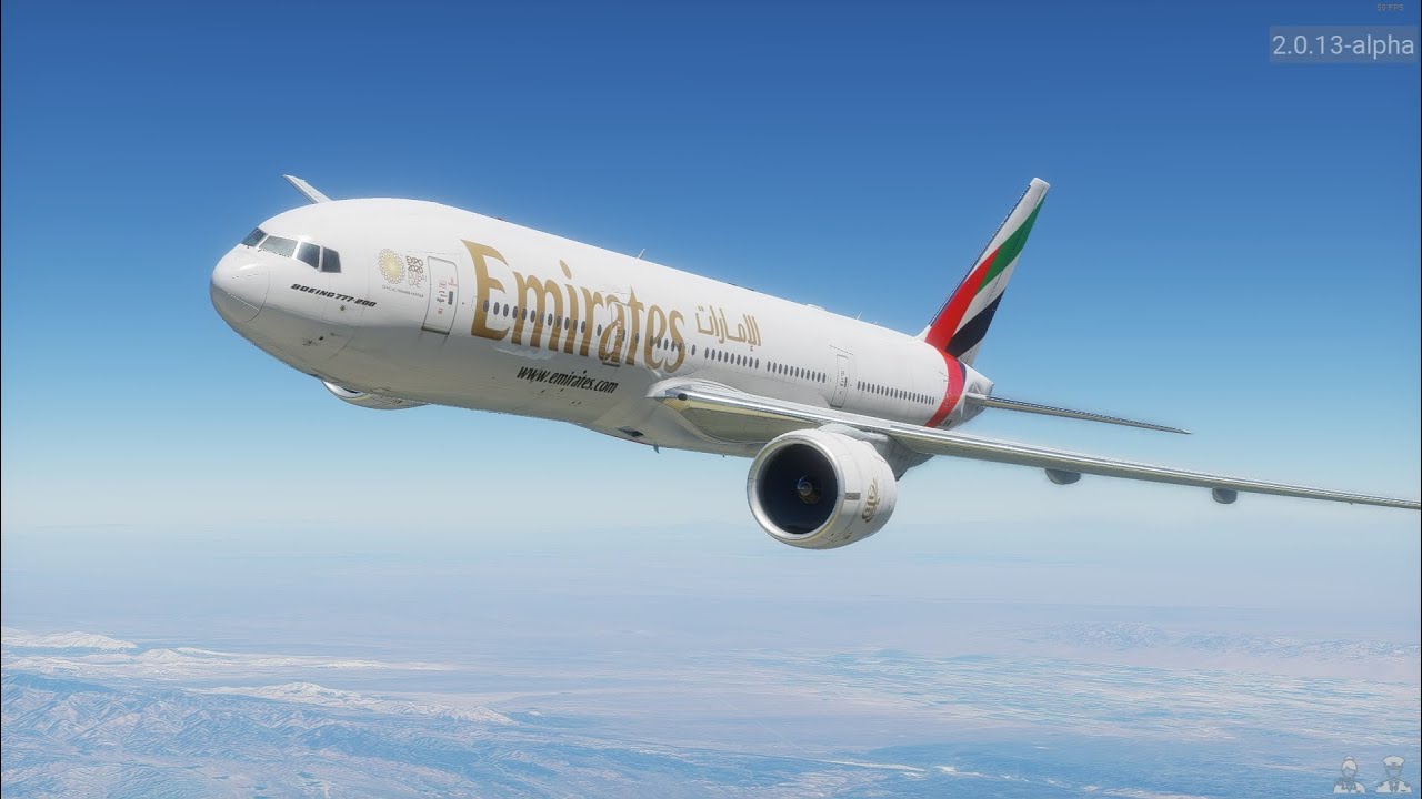 X-Plane 12.1.0 (RC2)| Tehran - Dubai | FlightFactor Boeing 777-200 ER ...