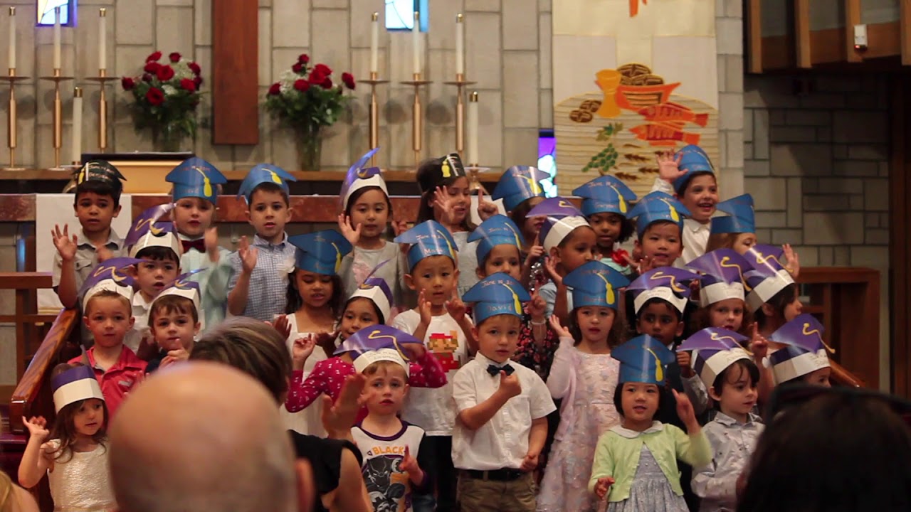 Holy Cross Preschool Graduation 2019 - YouTube