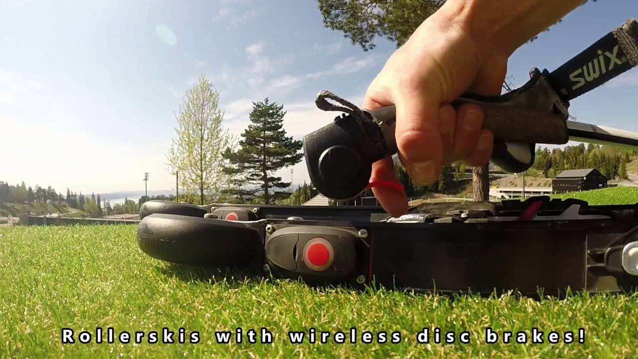 Rollersafe - Worlds first rollerski with wireless brakes! - YouTube