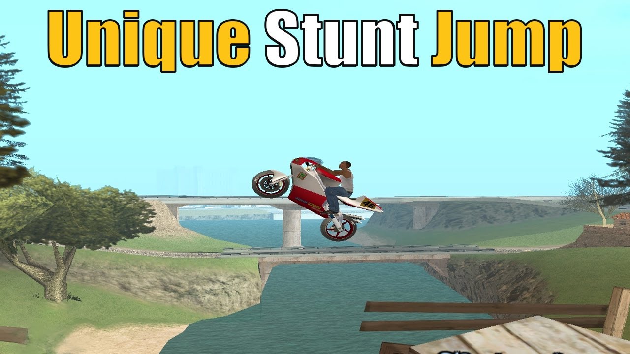 GTA San Andreas Unique Stunt Jump - (Jump Location) - YouTube