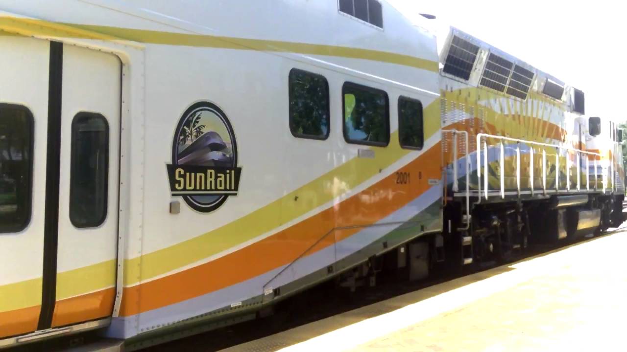 Sunrail MP32PH-Q 101 (P318) Departing Winter Park - YouTube