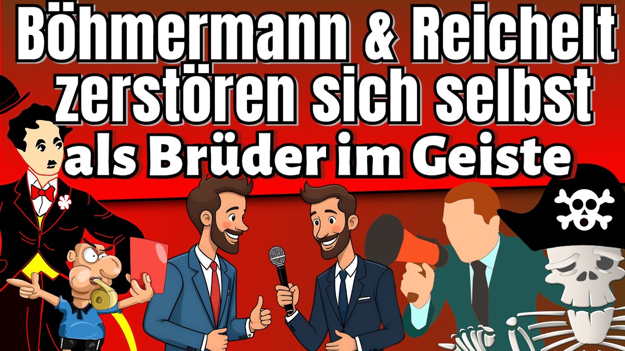 Böhmermann & Reichelt zerstören sich selbst als Brüder im Geiste ...