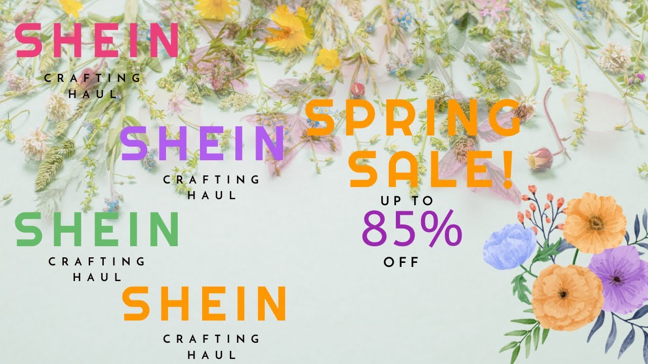 SHEIN Craft Supplies Haul! - YouTube