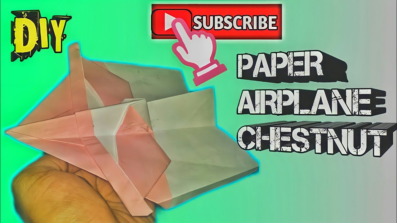 Make a Paper Airplane CANARD (CHESTNUT) - YouTube