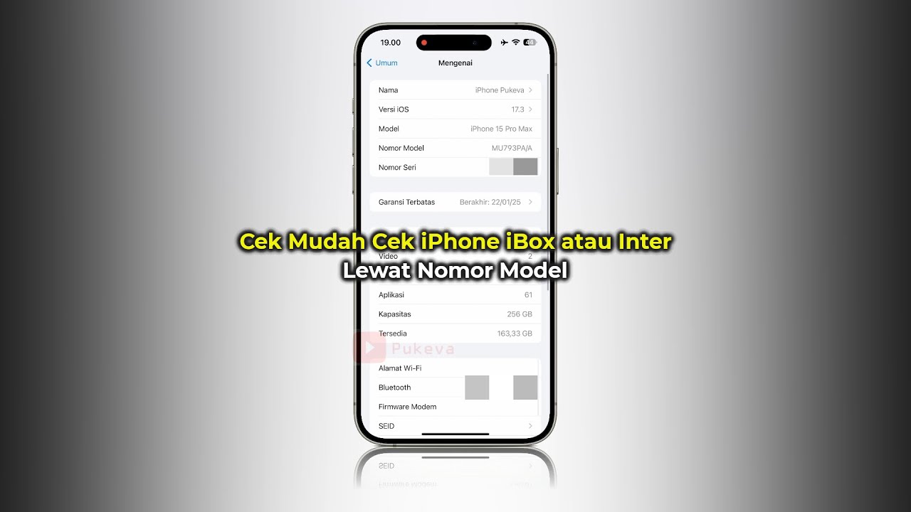 Cara Cek iPhone iBox atau Inter Lewat Nomor Model | Semua iPhone | XR ...