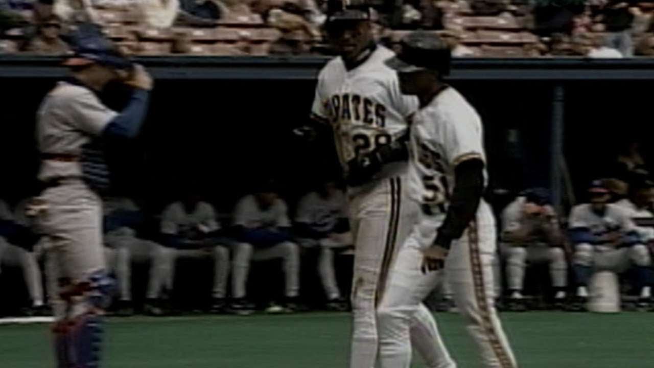 Al Martin homers in the 2nd inning for Bucs - YouTube