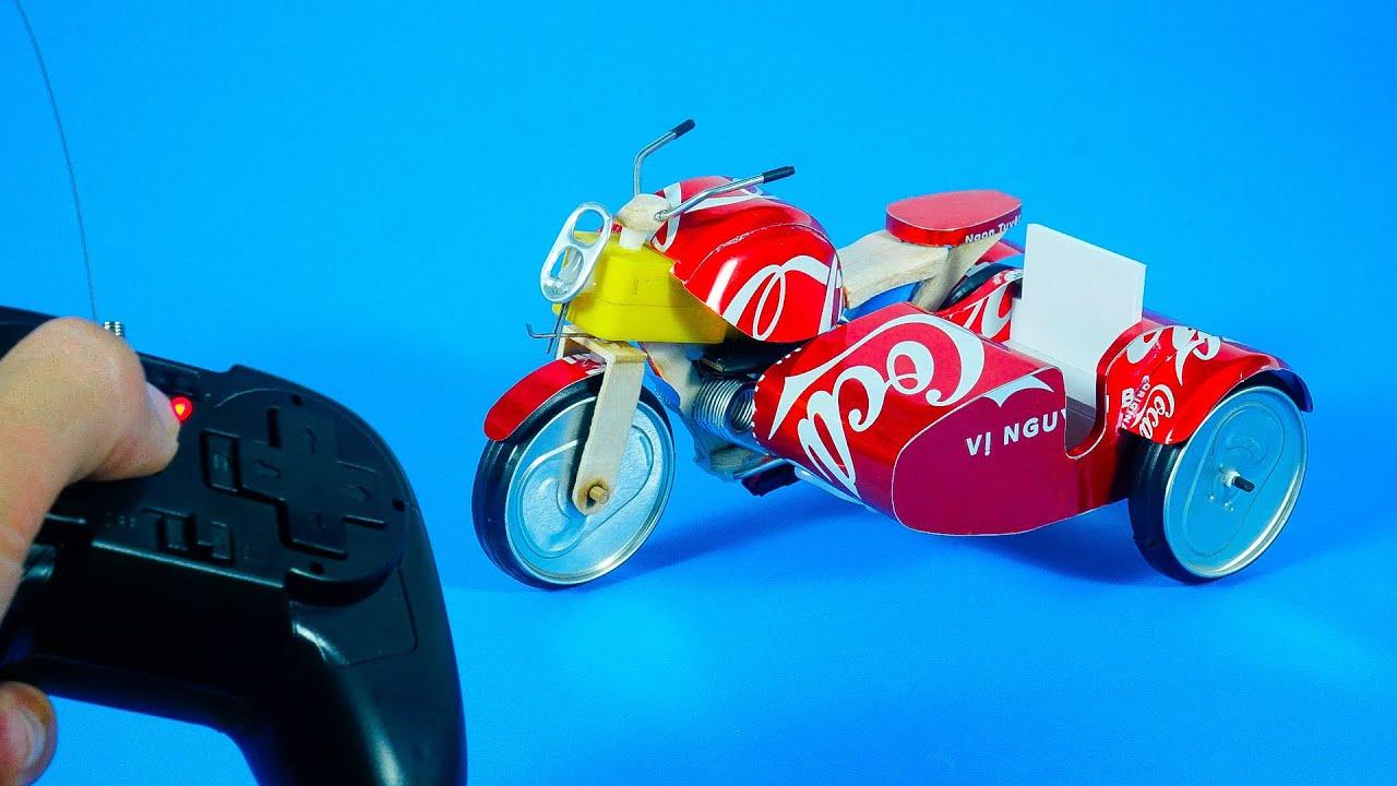 How To Make a Sidecar At Home - Make a Remote Control 3 Wheeler - YouTube