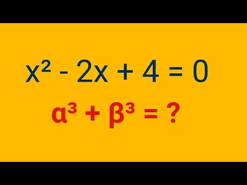 find the sum of cube of roots of given Equation - YouTube