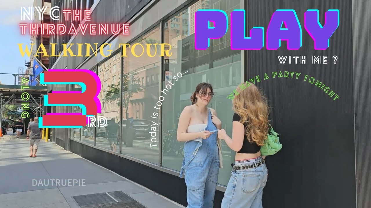 The Third Avenue in NYC | Summer Walk Tour Along 3rd Ave | E 42nd ...