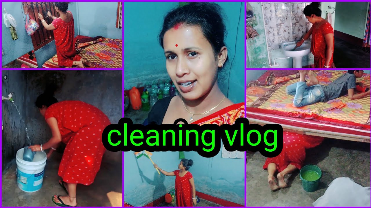 Indian Women Monthly Deep Cleaning Share || Bengali vlog - YouTube