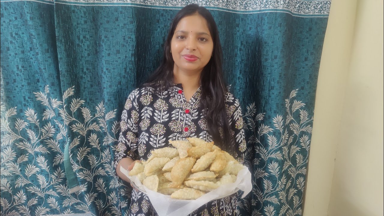 इस होली घर पे बनाए धमाकेदार गुझिया 😋 , #गुझिया रेसिपी #Holi #Ruchi ...