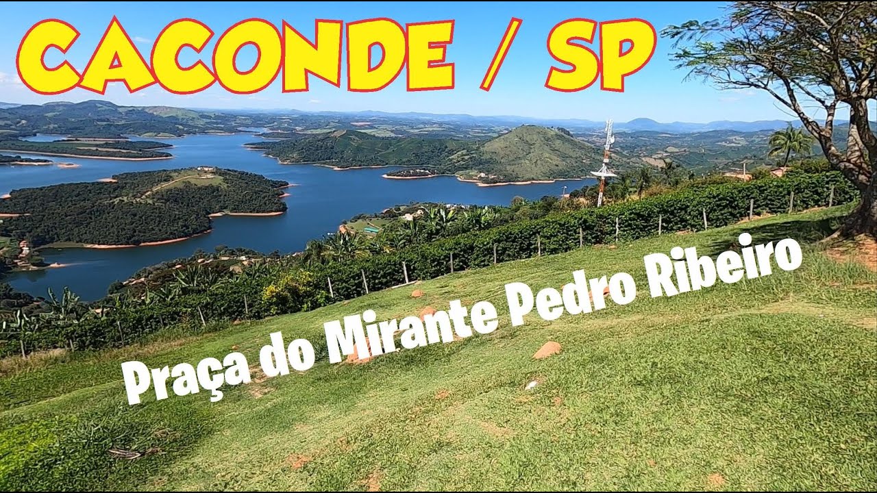 CACONDE / SP - Praça do Mirante - Santuário Nossa Senhora da Conceição ...