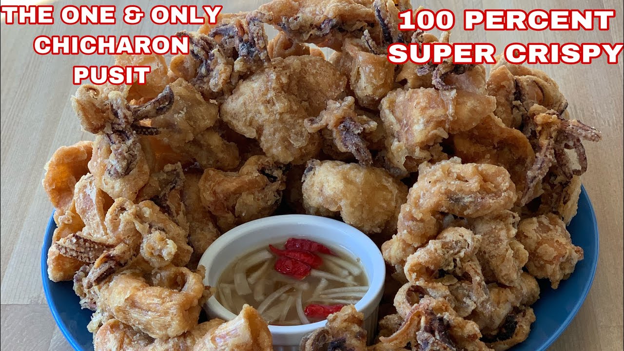 SUPER CRISPY FRIED CALAMARI / CHICHARON PUSIT - YouTube