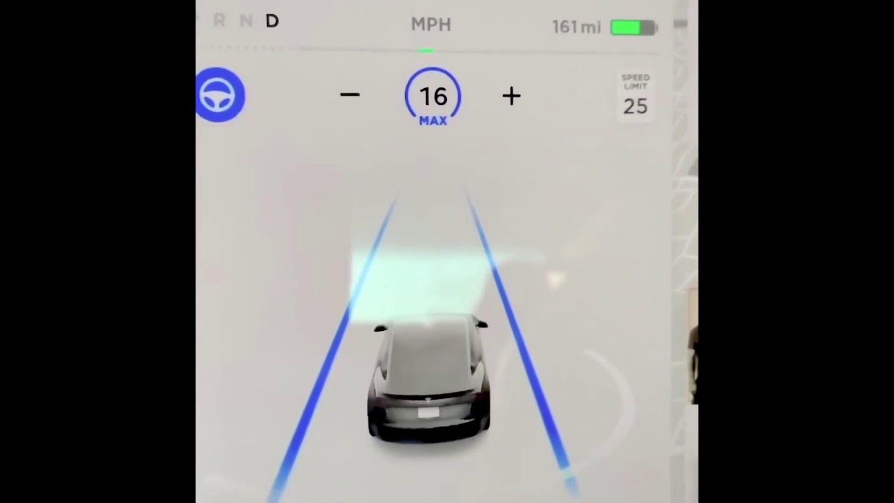 HOW STOP SIGN WARNINGS FUNCTION in a Tesla Model 3 - YouTube