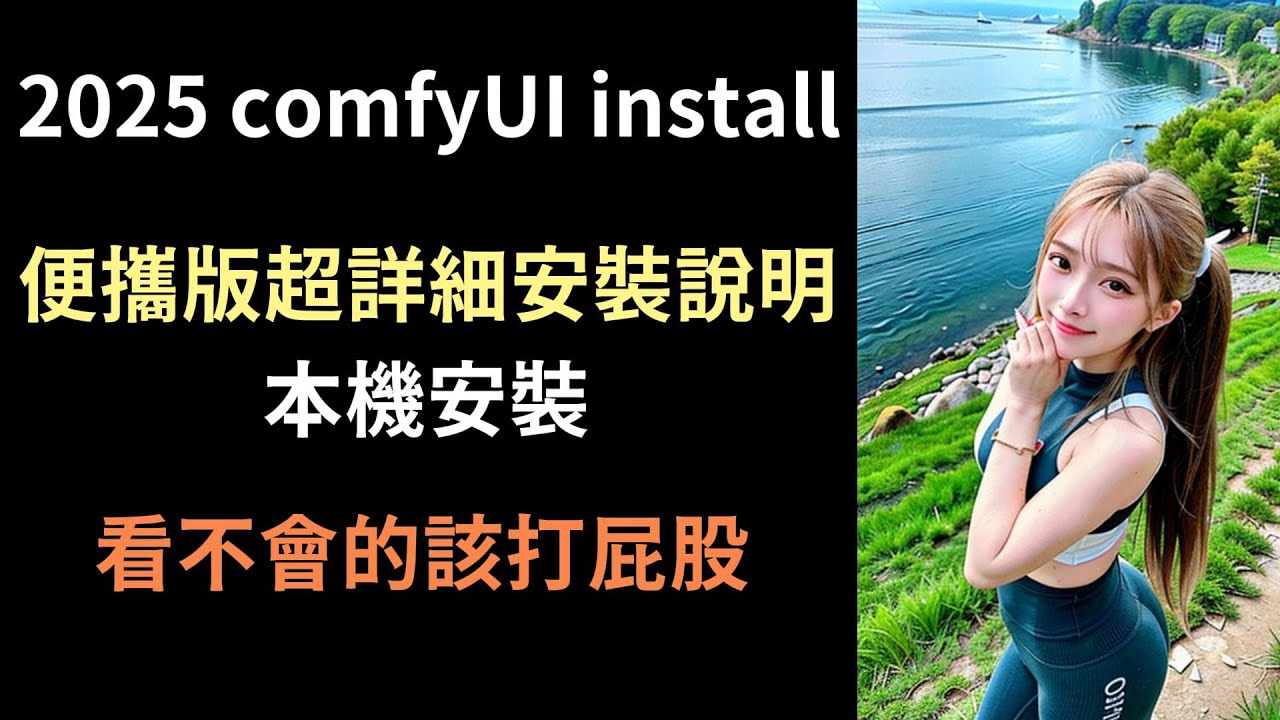 2025 ComfyUI portable install 便攜版本機安裝教學。一步一步教學，一定學得會。 - YouTube
