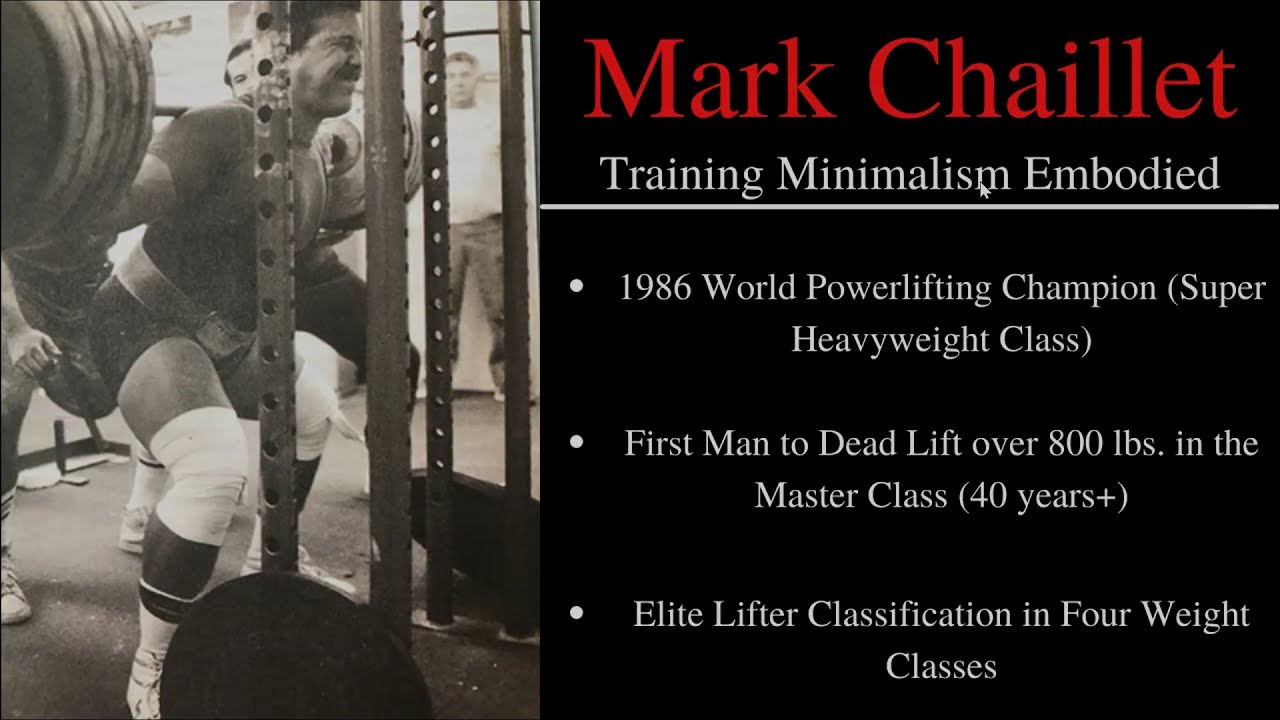 Mark Chaillet's Training Program. - YouTube