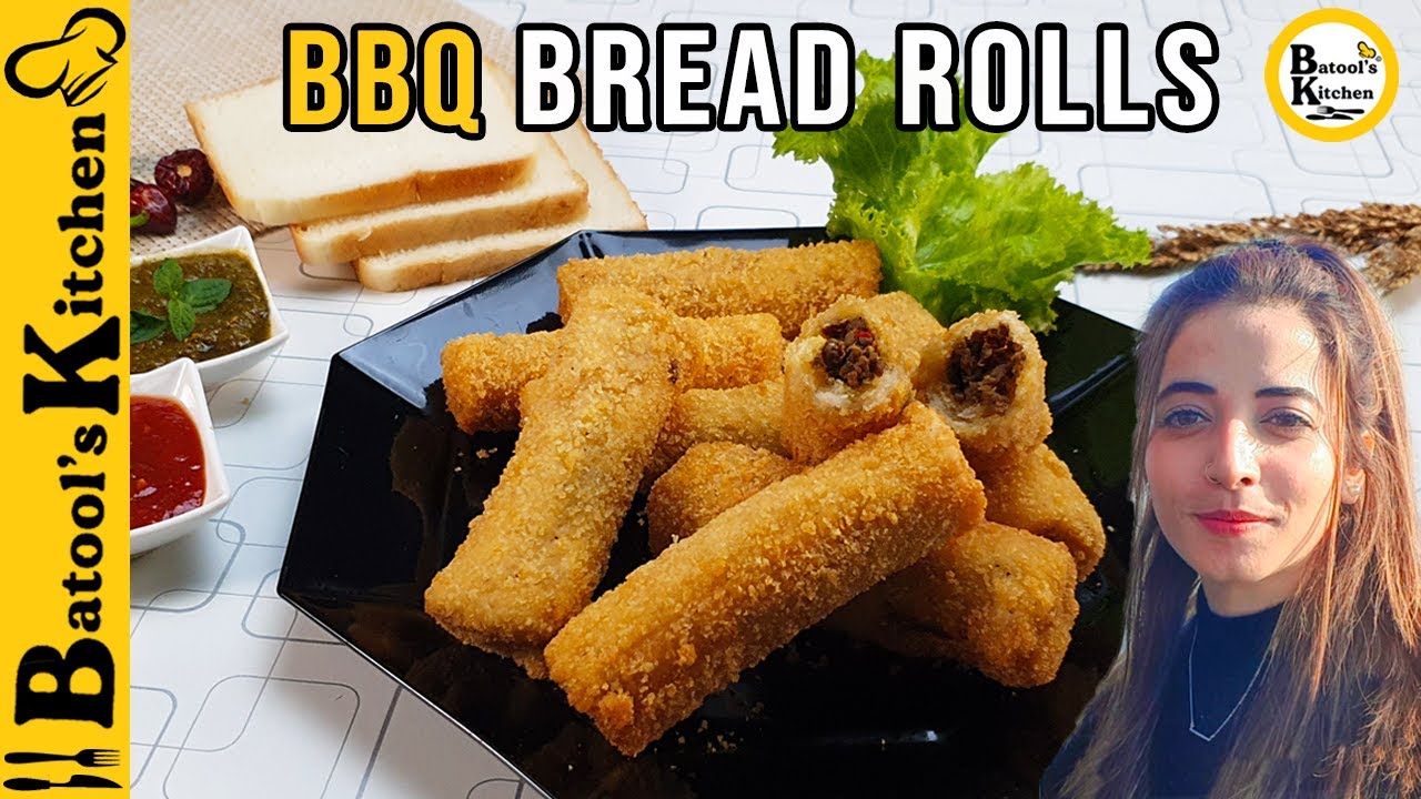 BBQ Bread Rolls Recipe By Batool's Kitchen - YouTube